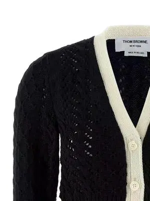 Thom Browne Cable-knit Cardigan