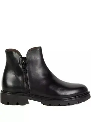 FRANCO FEDELE Zip-up Leather Ankle Boots