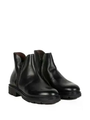 FRANCO FEDELE Zip-up Leather Ankle Boots