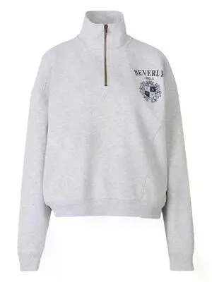 SPORTY & RICH Graphic-print Sweatshirt - Grey