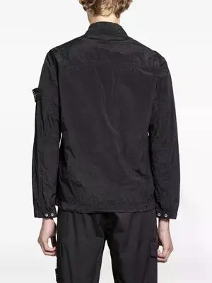 Stone Island Zip-pocket Shirt Jacket - Black