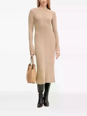 Barbour Ribbed Split Midi Dress