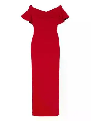 Red Maxi Evening Dress
