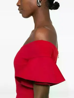 Solace London Cielo Maxi Dress - Red
