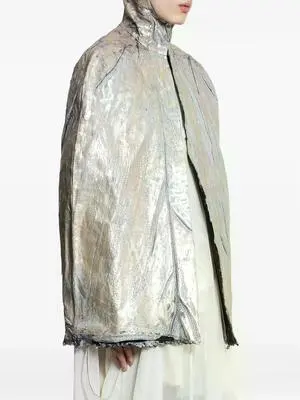 Rick Owens Hooded Cotton Cape