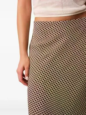 Calvin Klein Patterned Midi Skirt
