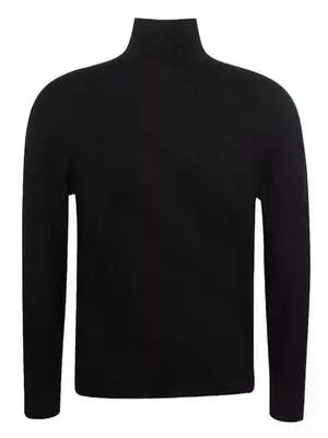 Calvin Klein Logo-embroidered Roll-neck Top