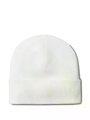 Calvin Klein Patterned Beanie - White