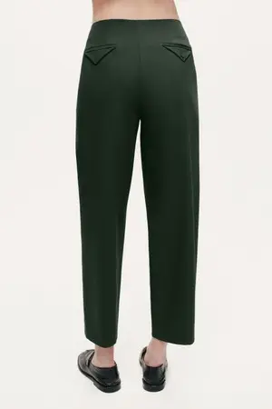 NOCTURNE Forest Cropped Cigarette Trousers