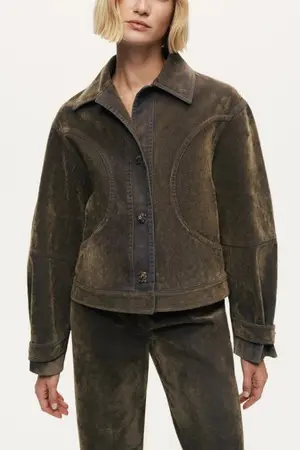 NOCTURNE Vintage-wash Jacket