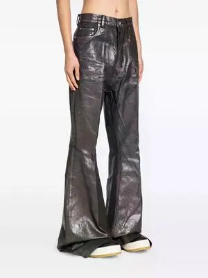 Rick Owens Concordians Bolans Flared Jeans - Brown