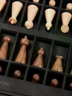 Smythson Collector's Chess Panama Games Set