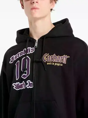 Carhartt Work In Progress Logo-print Hoodie - Black
