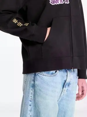 Carhartt Work In Progress Logo-print Hoodie - Black