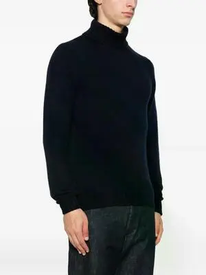 Fedeli Turtleneck Sweater - Blue