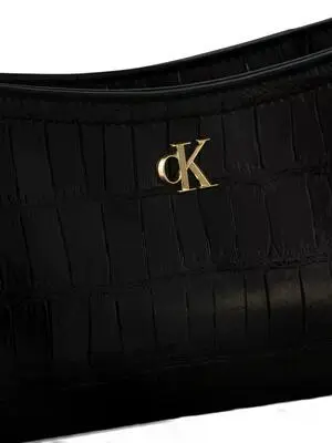 Calvin Klein Embossed-logo Shoulder Bag