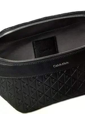 Calvin Klein Embossed Pattern Shoulder Bag