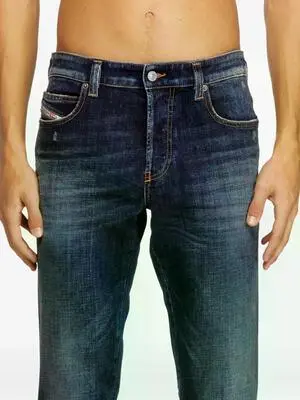 DIESEL® D-vyl 0adbn Slim Jeans With Button Fly