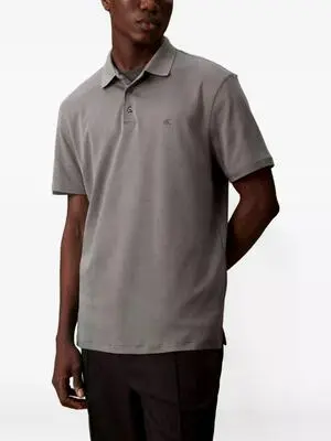 Calvin Klein Buttoned-logo Polo Shirt