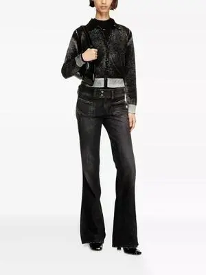 DIESEL® D-hush 09n50 Patch Pocket Jeans - Black
