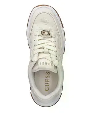 Guess 4g Peony Pattern Sneakers - Neutrals