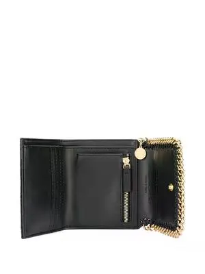 Stella McCartney Chain Flap Wallet - Black