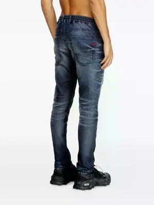 DIESEL® D-krooley Joggjeans With Tapered Leg And Treated Wash