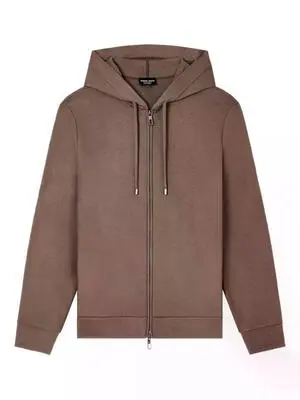 Giorgio Armani Zip-up Drawstring Hoodie