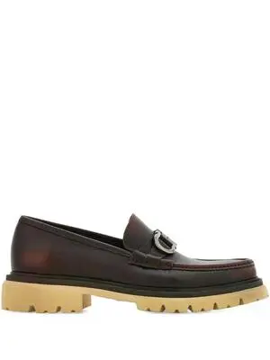 FERRAGAMO Gancini Saddle Loafers