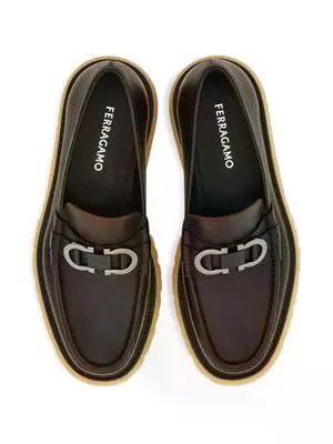 FERRAGAMO Gancini Saddle Loafers