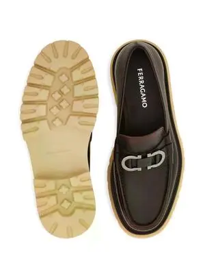 FERRAGAMO Gancini Saddle Loafers