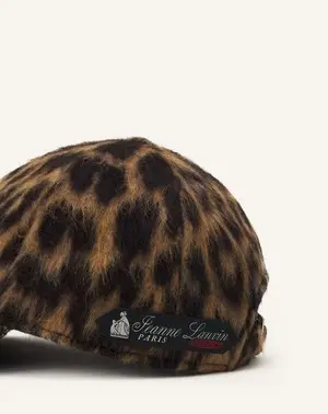 LANVIN Printed Cap - Leopard