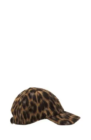 LANVIN Printed Cap - Leopard