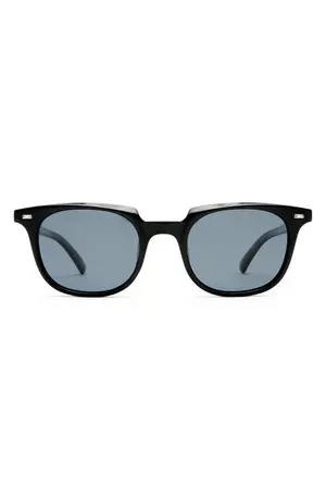 Le Specs Le Resolu 51mm Polarized D-frame Sunglasses - Black/smoke Mono Polarized