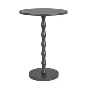 STORIED HOME Spindle Side Table - Grey