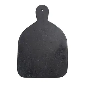 STORIED HOME Wide Marble Cutting Or Charcuterie Board With Handle