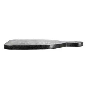 STORIED HOME Wide Marble Cutting Or Charcuterie Board With Handle