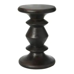 STORIED HOME Berns Mid Century Modern Solid Wood End Table Or Stool