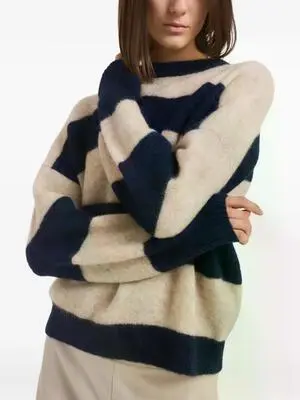 Max Mara Striped Sweater - Neutrals