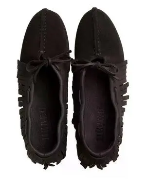 Hereu Tilla Fringes Loafers - Black