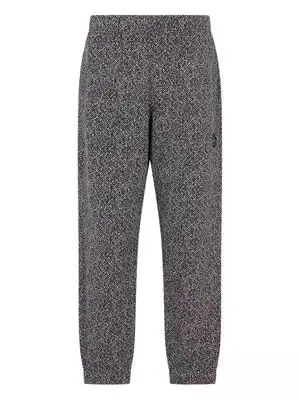 Giorgio Armani Mélange-effect Track Pants