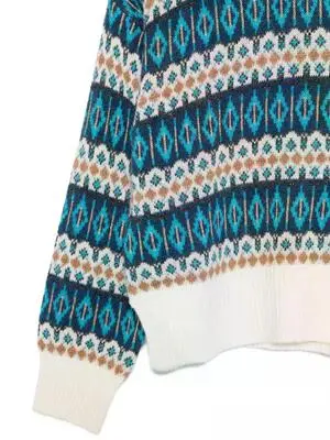 Liu Jo Patterned Turtleneck Sweater