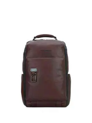 PIQUADRO Zip Top Handle Backpack - Brown