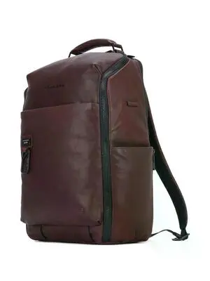PIQUADRO Zip Top Handle Backpack - Brown
