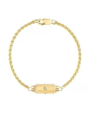 MARIE LICHTENBERG 18k Yellow Diamond Micro Coco Bracelet - Gold