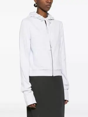 ENTIRE STUDIOS Hooded Zip-fastening Sweatshirt - Grey