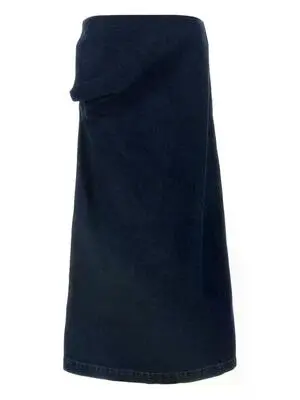 Magda Butrym Pocket Midi Skirt - Blue