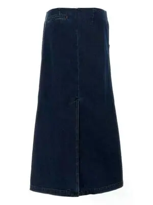 Magda Butrym Pocket Midi Skirt - Blue