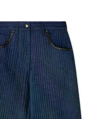 Giorgio Armani Quilted Tapered Jeans