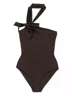 Zimmermann Awaken One-shoulder Swimsuit - Brown